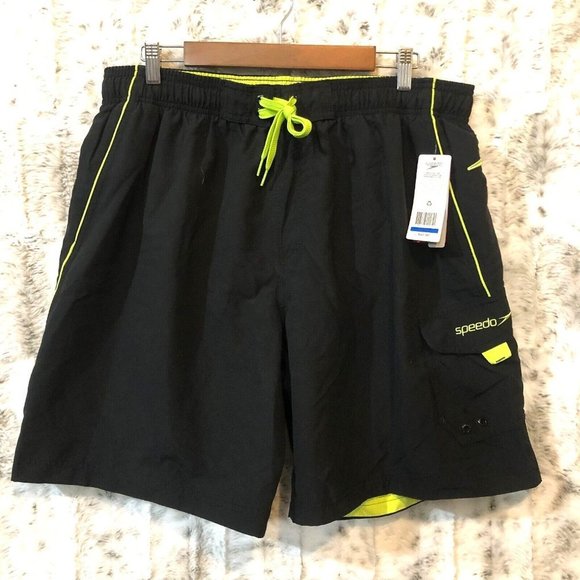 Speedo | Swim | Speedo Mens Xl Board Shorts Black Cargo Pocket ...